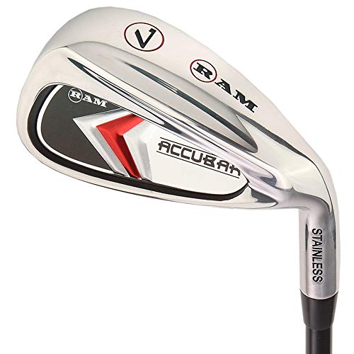 Ram Golf Accubar Mens Right Hand Clubs Iron Set 6-7-8-9-PW with Hybrids 24° and 27° (All Graphite - Standard Length, Regular)