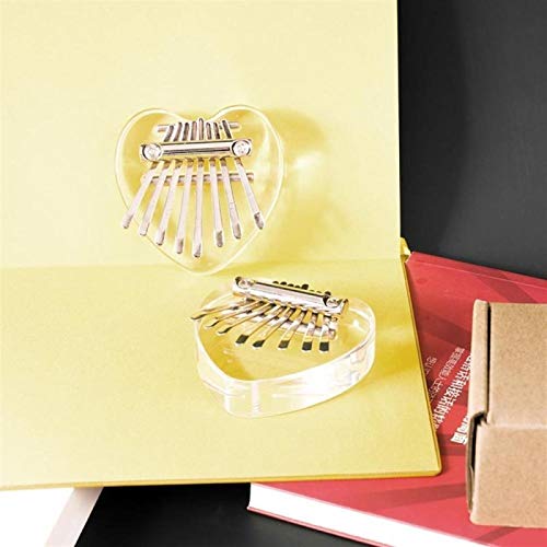 TIANMINJIEDM Mini Thumb Piano Kalimba 8-Note Finger Piano Beginner's Portable Instrument Thumb Piano (Color : A)