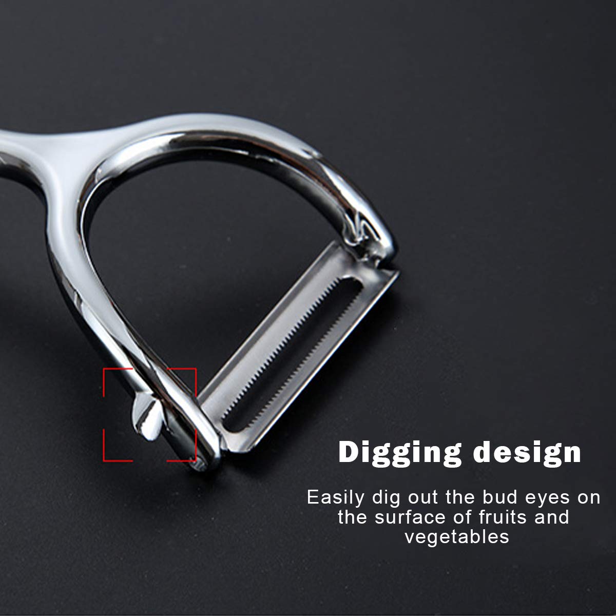 Peeler, Multi-functional Stainless Steel Peeler, Sharp and Durable Y-shaped Fruit Peeler, High-end Distinguished, Suitable for Peeling Potatoes, Carrots and All Types of Vegetables and Fruits
