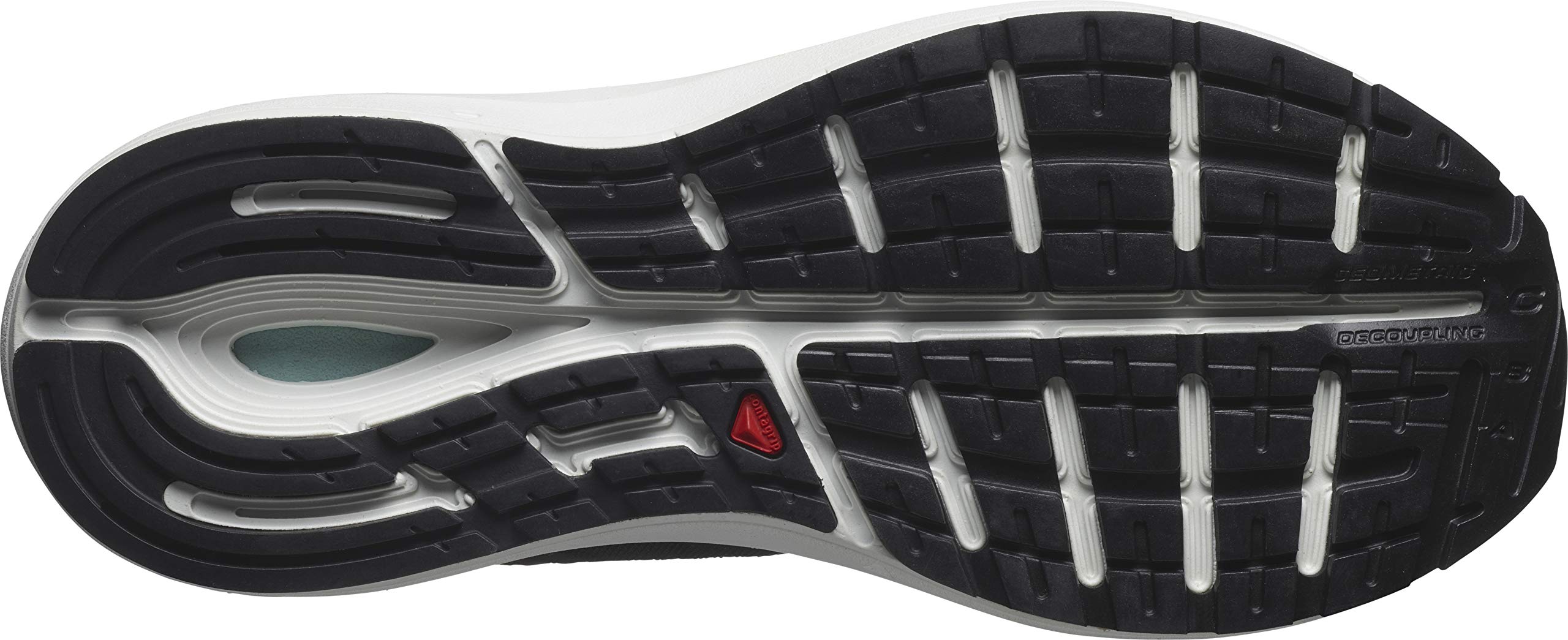 Salomon Sonic 3 Confidence Road Running Shoes for Women, Black/White/Quiet Shade, 10