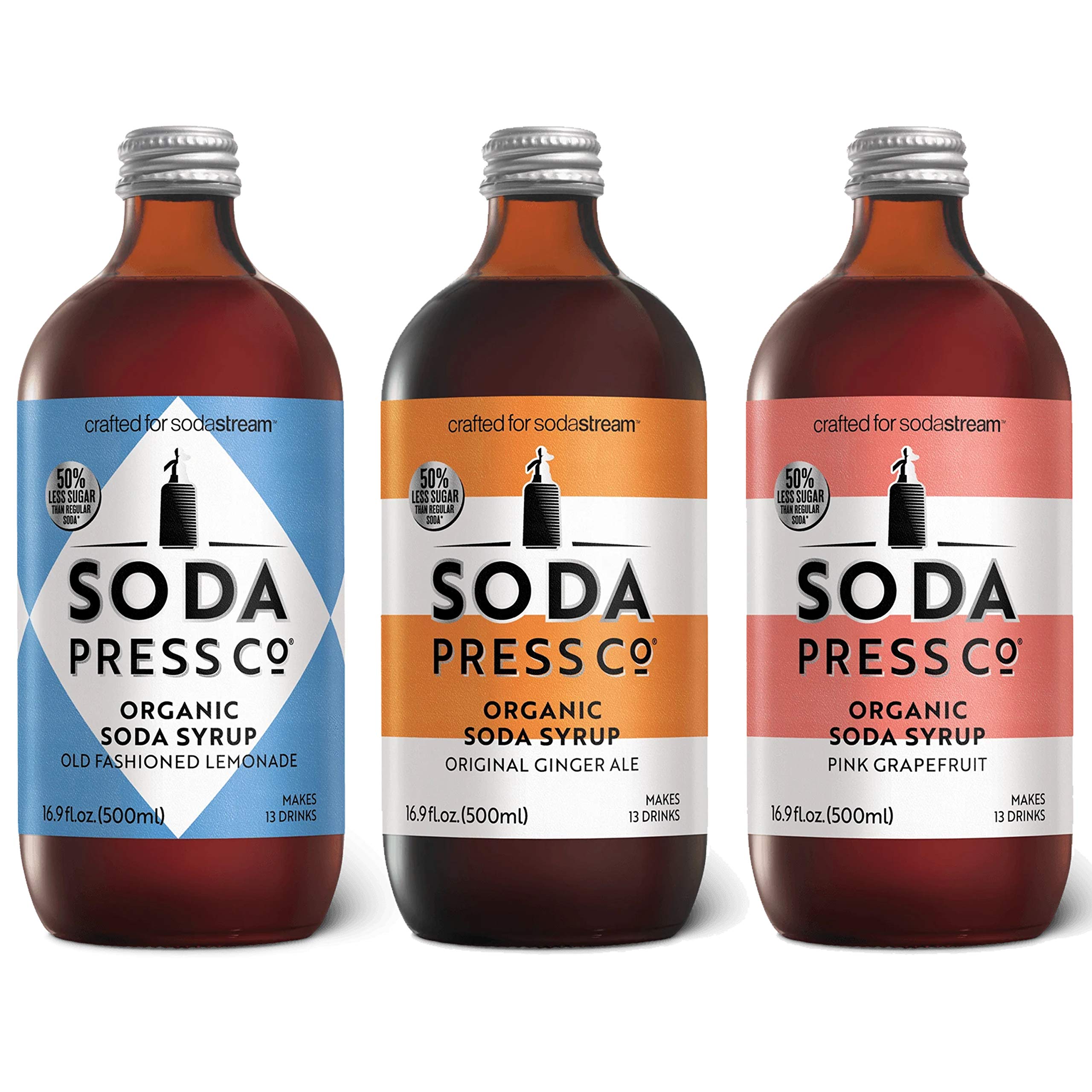 sodastream, Soda Press Original Flavors Variety Pack, 50.7 Fl Oz