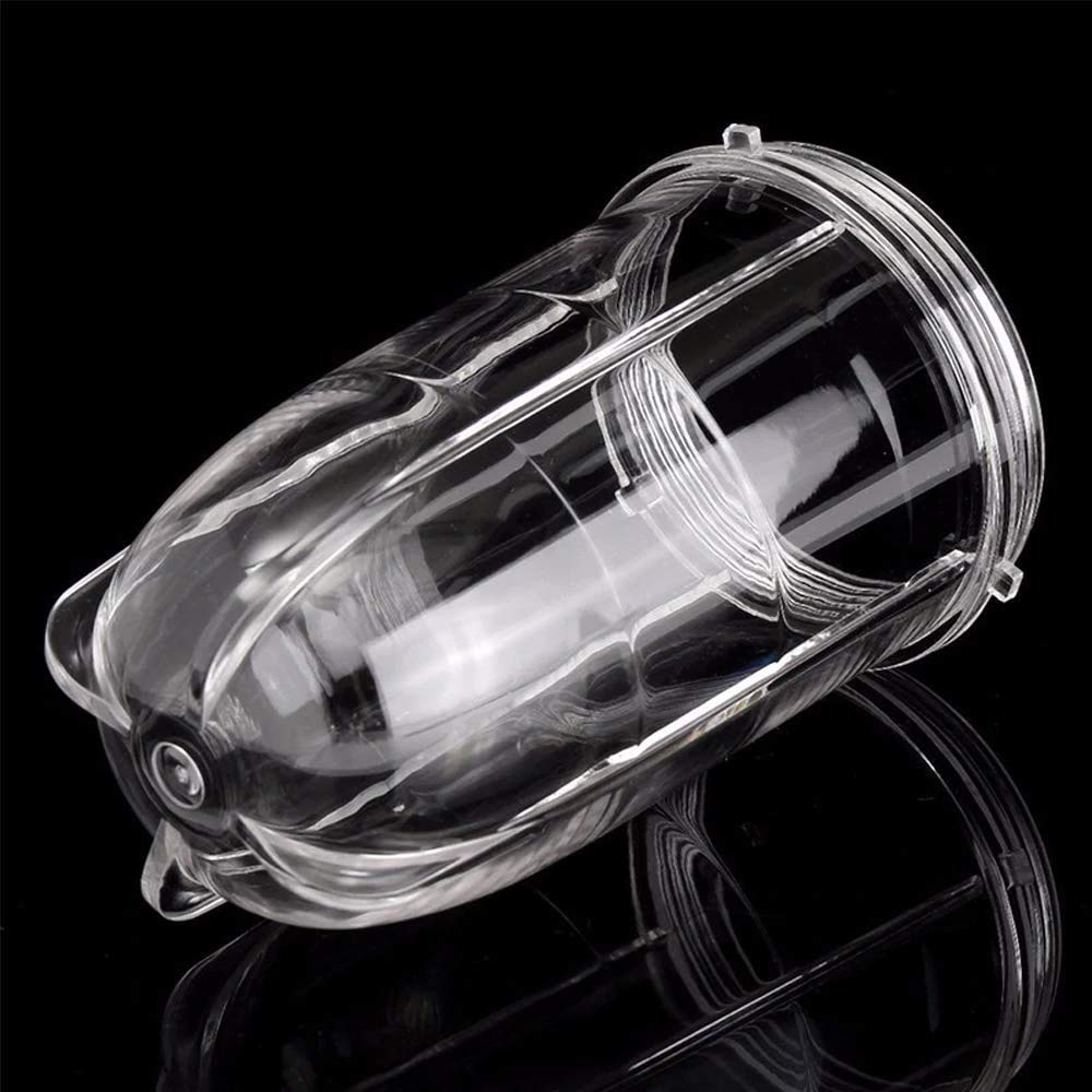 Poweka 16OZ Replacement Cups with Flip Top to Go Lid Compatible with Magic Bullet 250W MB1001 Blender Juicer - Large Tall Jar Cups(2 Packs)