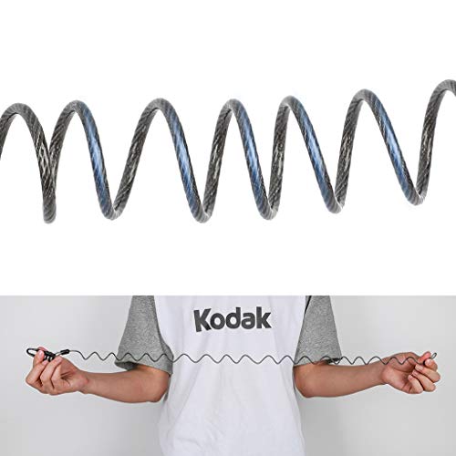 Zerlibeaful Lock Lock Bike Cycling Lock Code Lock Bicycle Portable Combination Travel Helmet Bike Accessories Bike Under Seat Pouch (Silver, One Size)