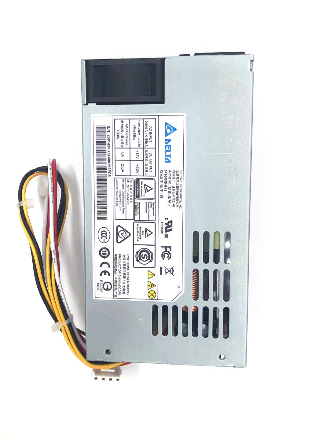 Power Supply DPS-200PB-185B 190W for Delta AC100-240V 3.5A 47-63HZ