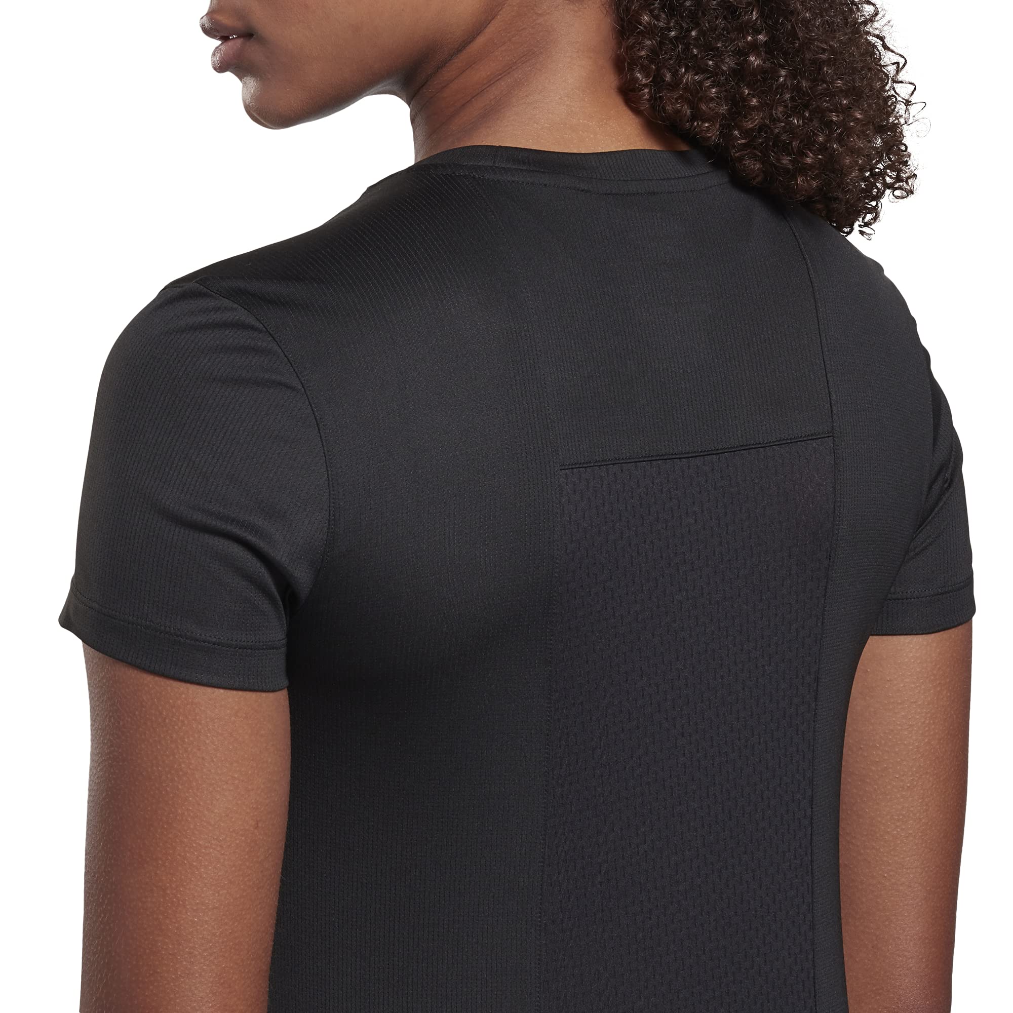 Reebok Running Essentials Short Sleeve Tee, Black, Large