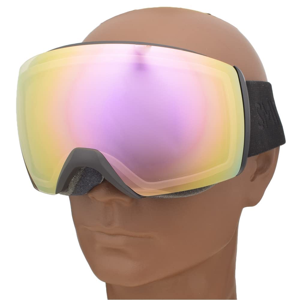 ZERO TECH BASE Replacement Lens for Smith Optics Skyline xl Snow Goggle Ski Snowboad Pink