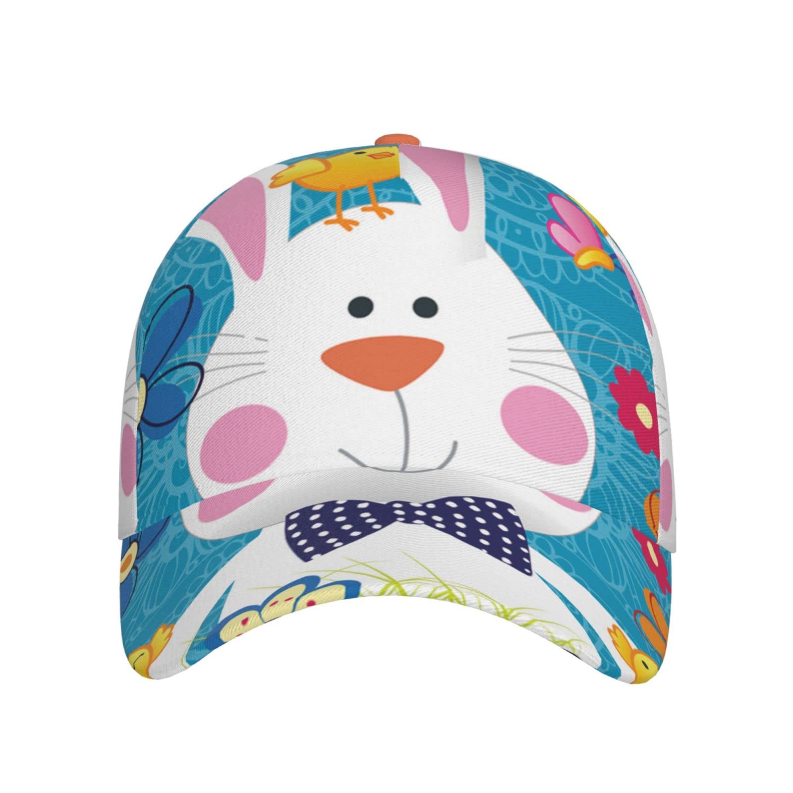 Unisex Spring Happy Easter Holiday Baseball Cap is Adjustable for All Season Running Training and Outdoor Activities
