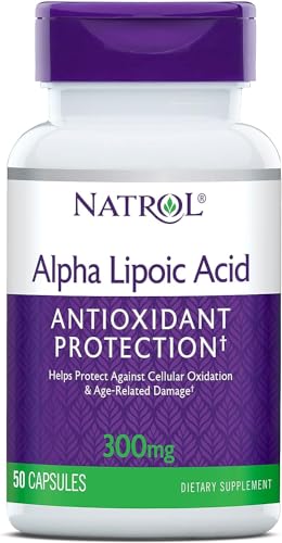 Natrol Alpha Lipoic Acid 300 Milligrams - 50 Caps (Packs of 3)