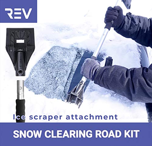 VViViD Snow Clearing Road Kit with Shovel, Ice Scraper and Ice Brush