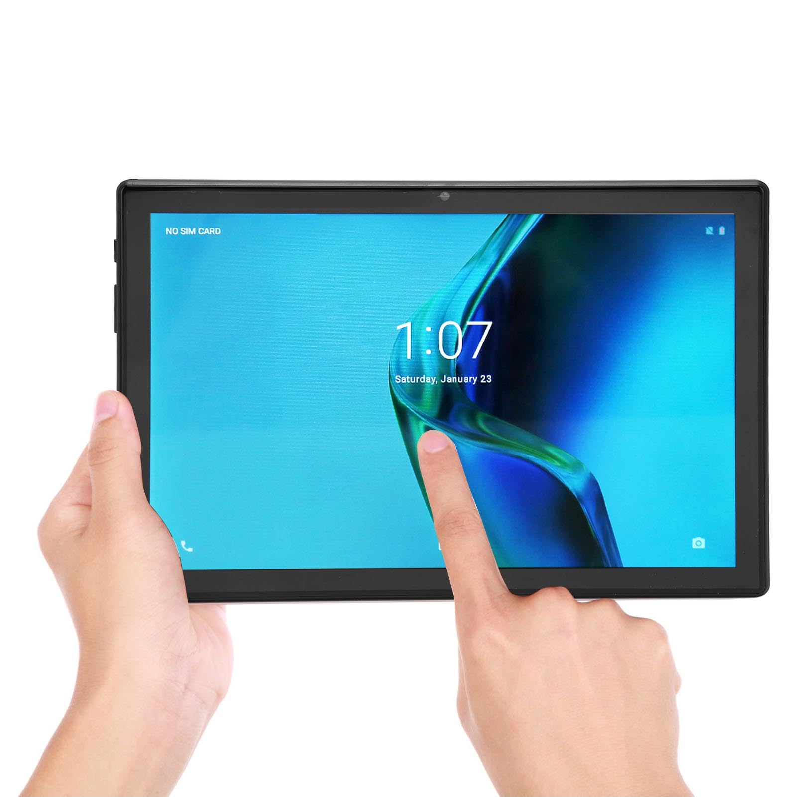 PUSOKEI 10.1 Inch Tablet for Android 11, 8GB RAM 128GB ROM, 5G WiFi 4G LTE Tablet PC with Dual SIM Dual Standby, MTK6750 Octa CPU, Dual Camera (Black)