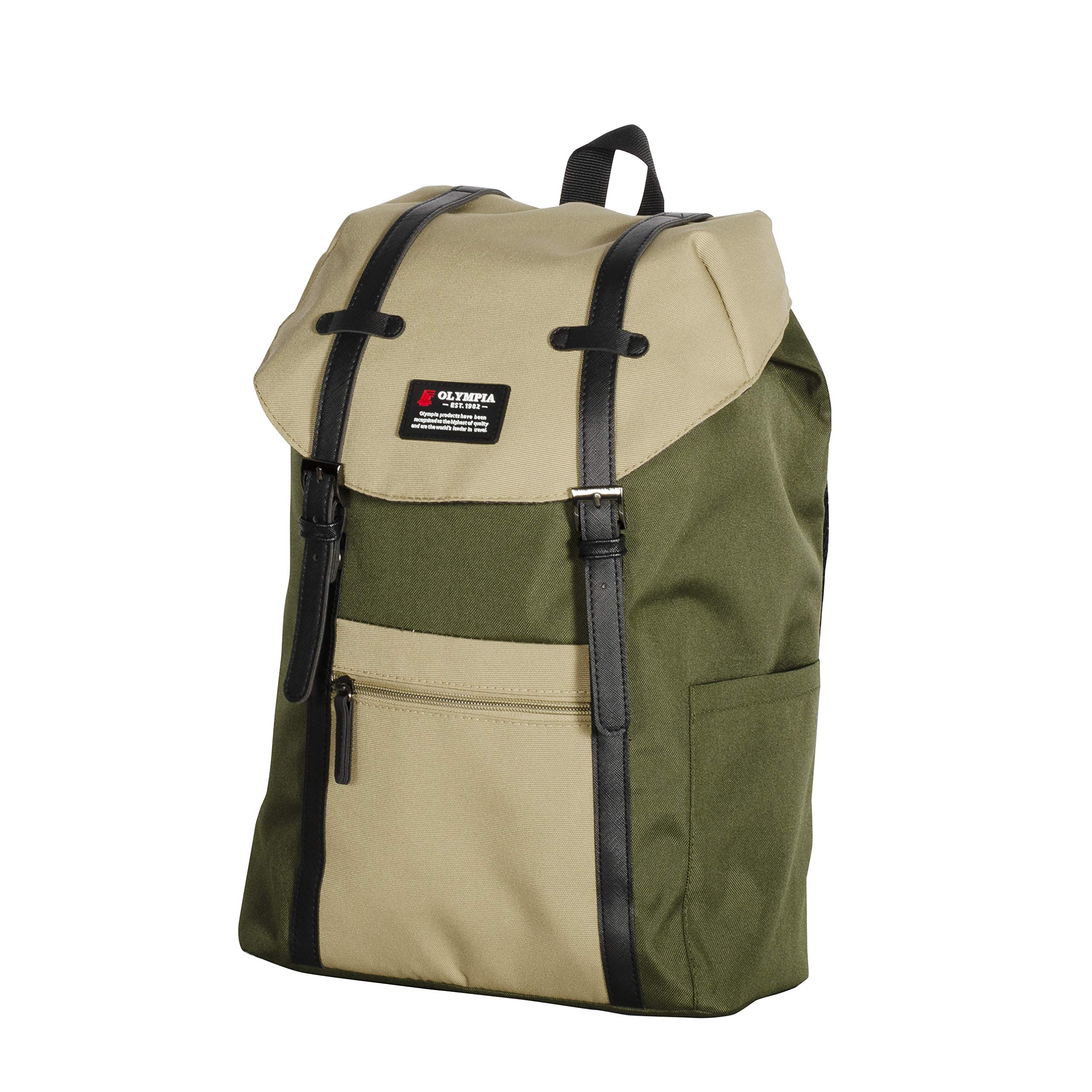 Olympia U.S.A. Luggage Duke 16" Urban Backpack, OLIVE, 16 inch