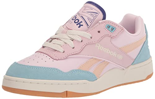 Reebok Women's BB 4000 II Basketball Shoe, Pixel Pink/Vintage Chalk/Blue Pearl, 6 Women