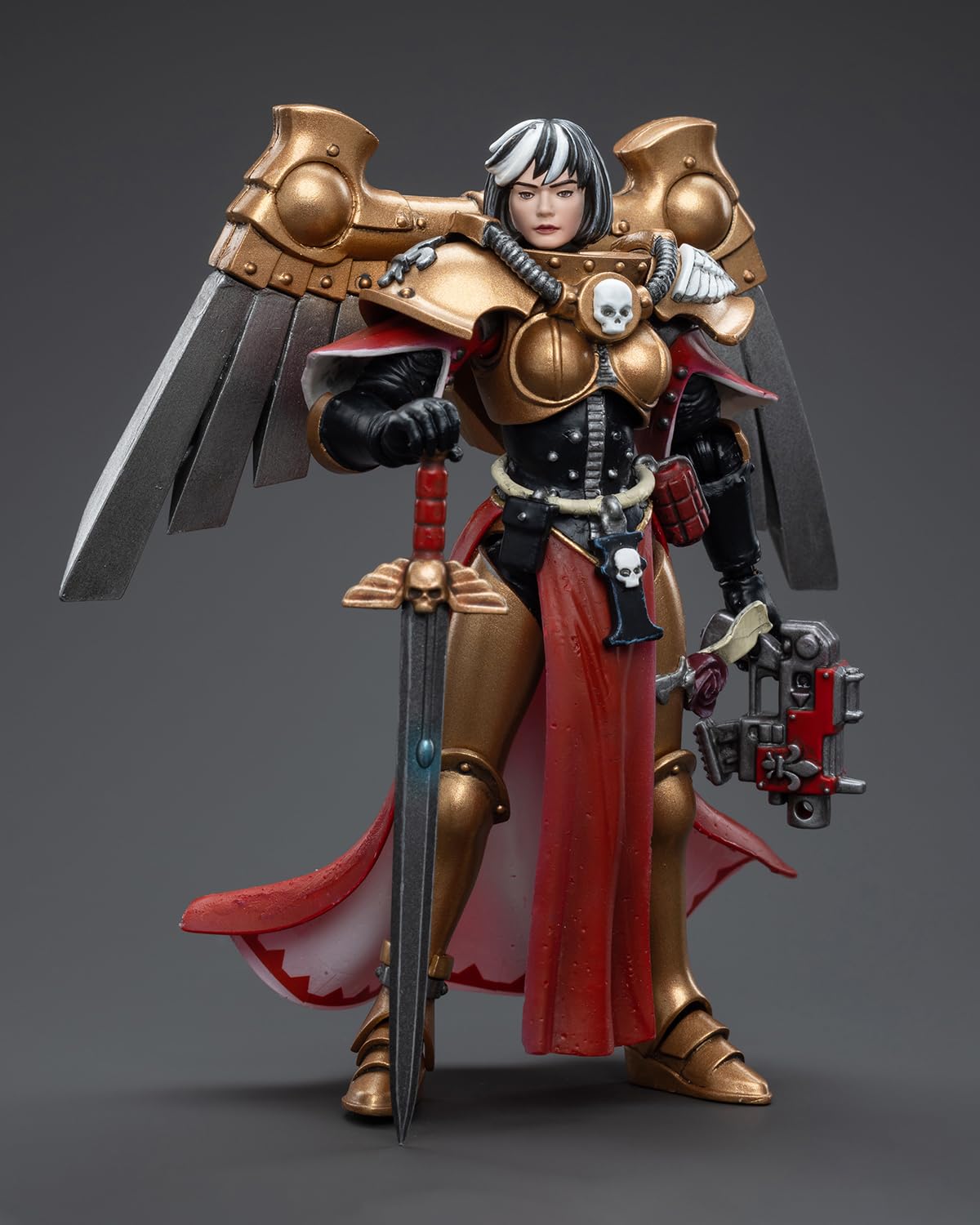 Pipigirl JoyToy Warhammer 40K Space Marine Genuine License 1/18 Soldier, Adepta Sororitas Geminae Superia 2, 4.21 inch Models Space Marines Action Figures Kits (2)