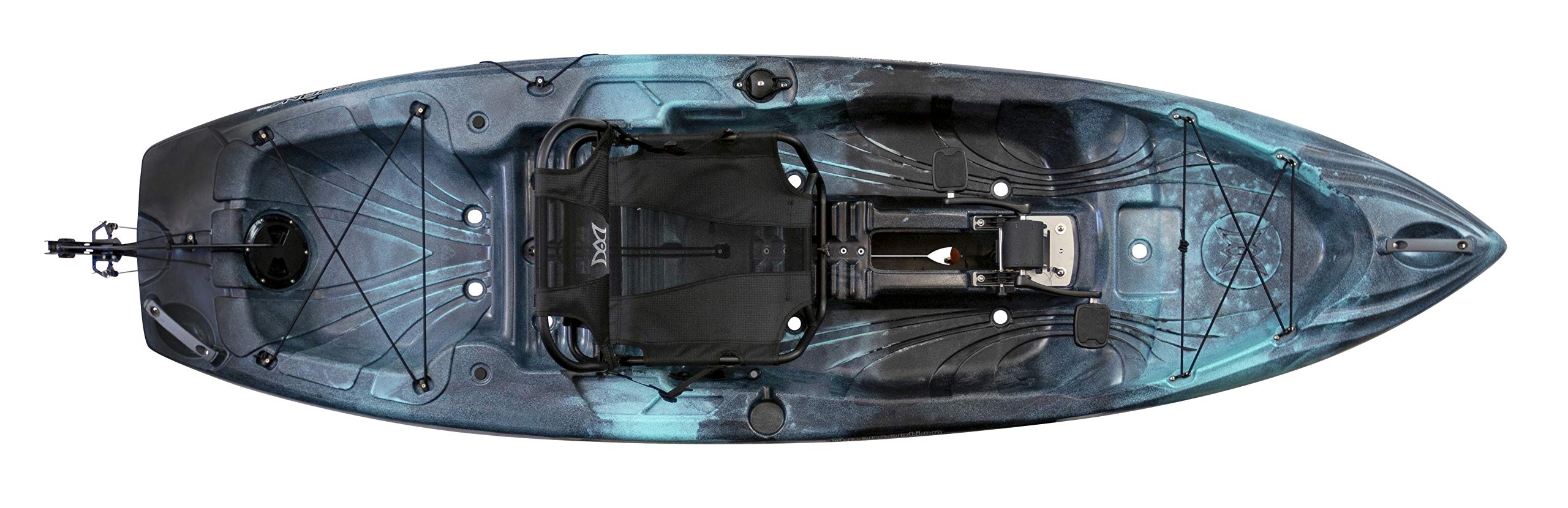 Perception Kayaks Crank 10 | Sit on Top Pedal Kayak | Adjustable Lawn Chair Seat | 10' | Grasshopper (9351800177)