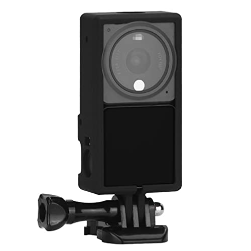 unknowns ABS Camera Cage Rig Stabilizer Compatible with DJI Action 2 Vlog Camera with Cold Shoe Interface Protection Fittings Frame case for DJI Action 2