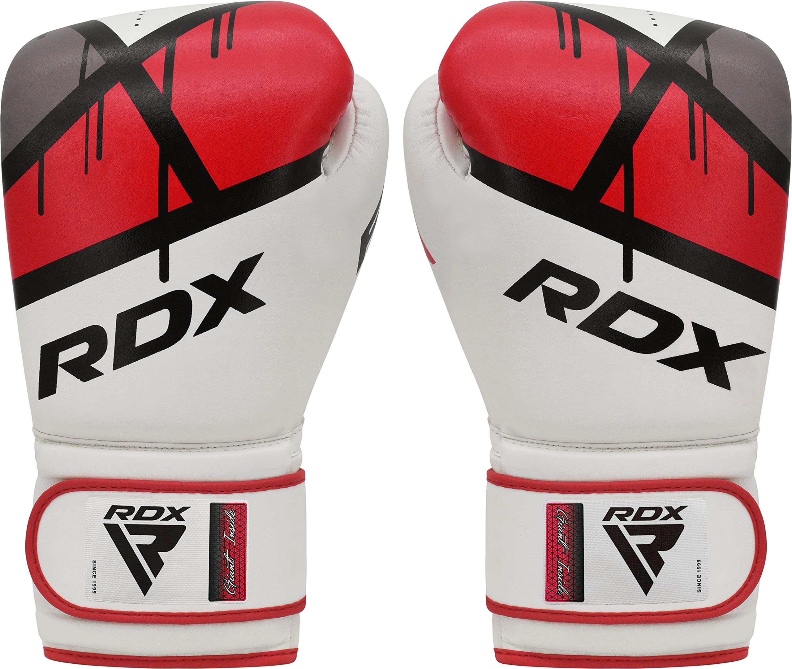 RDX Kids Boxing Gloves, 6oz Junior Training Mitts, Maya Hide Leather Ventilated Palm, Muay Thai Sparring MMA Kickboxing, Punch Bag Speed Ball Focus Pads Punching Workout, Youth Games Fun