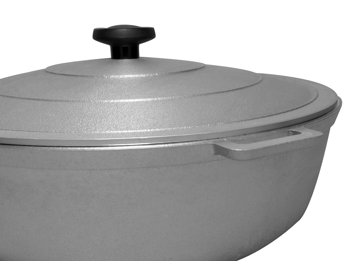 Uniware 9900 Super Quality Aluminum Caldero,Dutch Oven,5 QT, Silver (28cm (11-Inch))