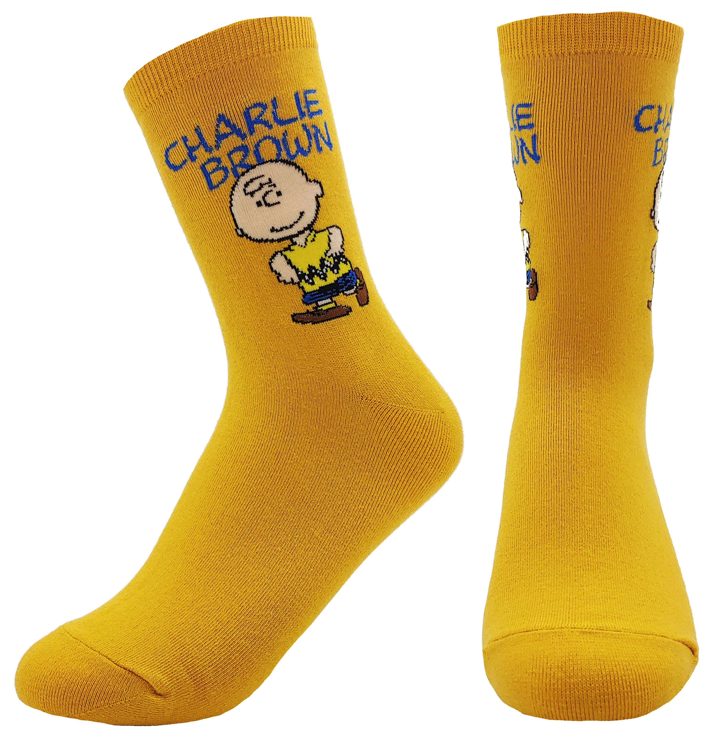 Worldlook Women's Comic Character Dog Peanuts Socks Cotton Blend (Non Slip Sneakers)