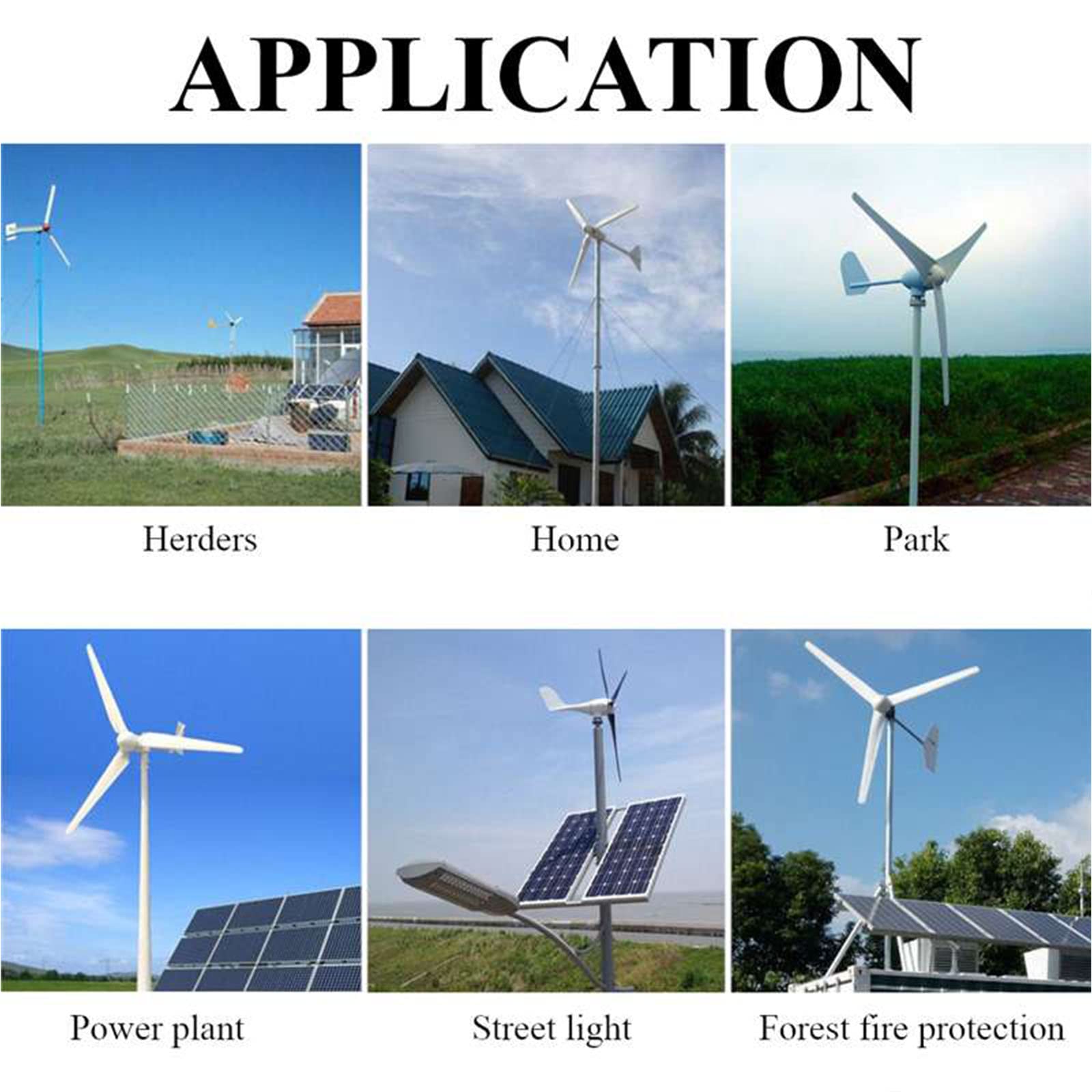 QAZNHODDS 4000W Wind Turbine Generator kit 24v Wind Industrial Machinery Equipment with Wind Boosting Controller 5 Blades Horizontal Axis Permanent Magnet Generator for Home Street,Three Blade,48v