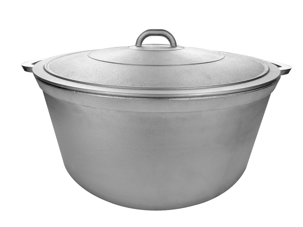 Uniware 9900 Super Quality Aluminum Caldero,Dutch Oven, 23.4 QT,Silver (42cm (16.5-Inch))