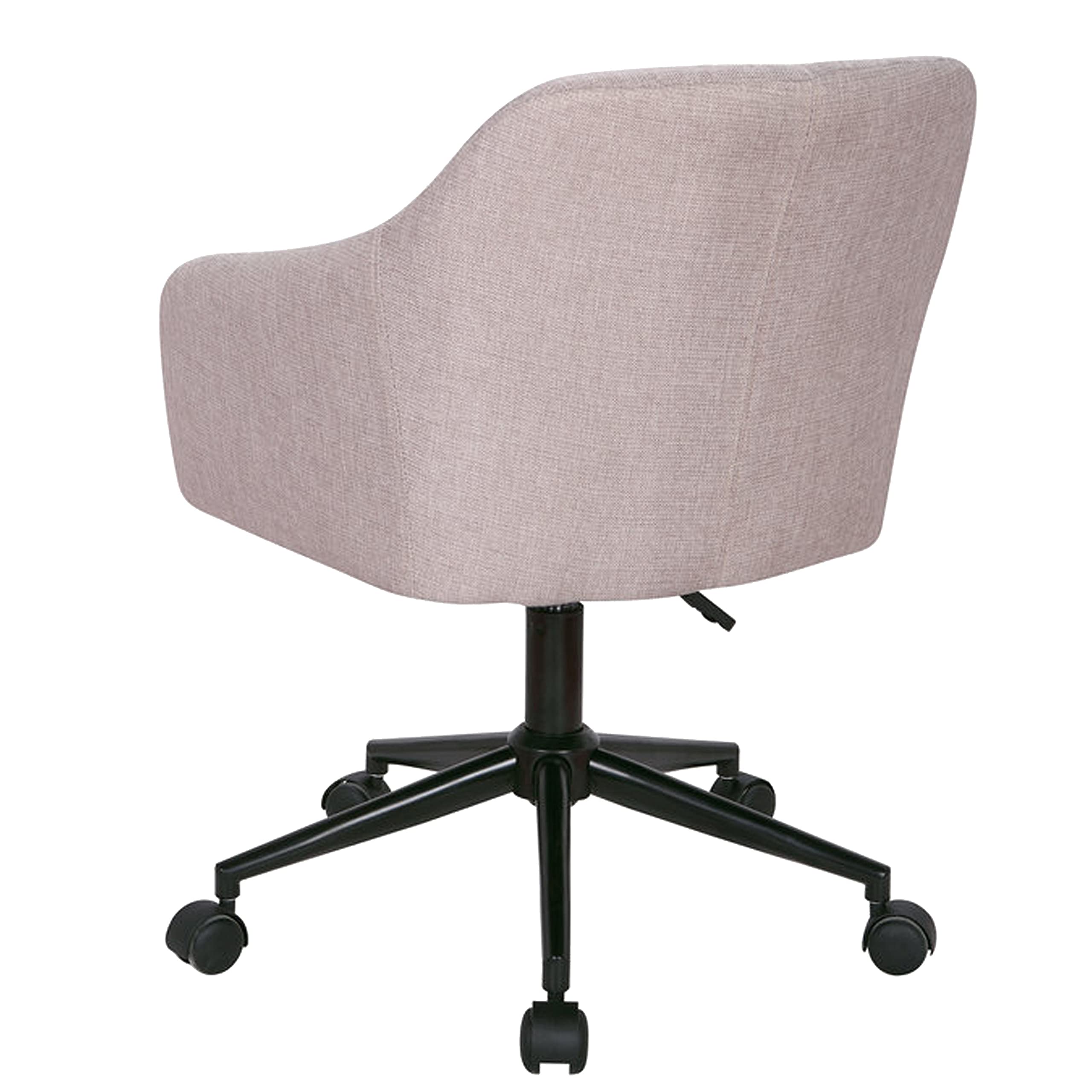 Porthos Home Adjustable Height Fabric Office Desk Chair with Arms