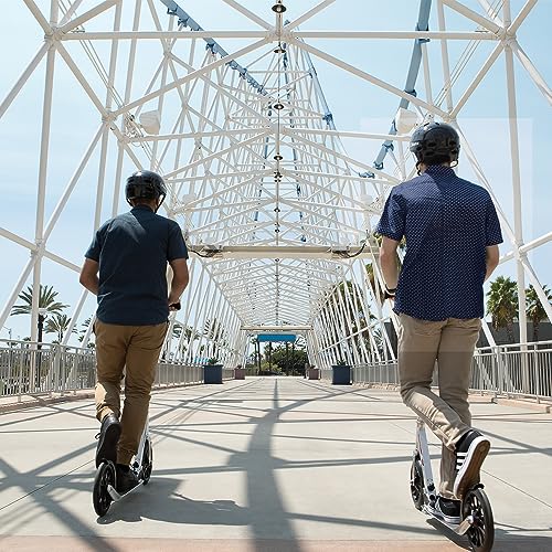 Razor A6 Kick Scooter for Kids Ages 8+ - Extra-Tall Handlebars & Longer Deck, 10" Urethane Wheels, Anti-Rattle Technology, For Riders Up to 220 lbs