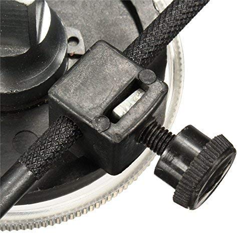 Qiilu 1/2" Torsion Wrench, Adjustable Drive Angle Torsion Wrench Measure Car Gauge Tool Set 360 Degree Angle Wrench