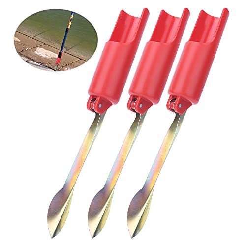 Yeuipea Foldable Fishing Rod Ground,4PCS Red 32cm Foldable Fishing Rod Ground Inserted Holder Stand Pole Bracket Tackle Accessory(32 * 4.5 * 4.5cm)