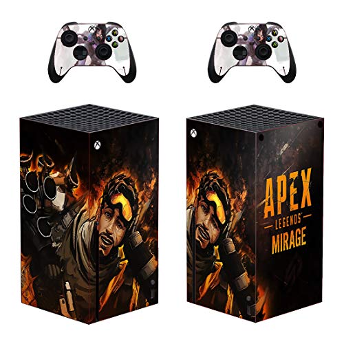 Super Gun Decals Stickers Full Set Faceplate Skin for X-box-One-Series X Protection Kit by KAJAL MANI