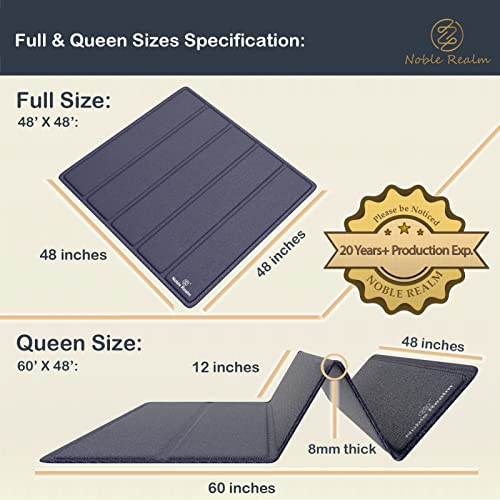 NobleRealm® Sleeper Sofa Support Board (60”x48” – Queen Size) under Mattress Support Board | Queen Bunkie Board | Bed Board