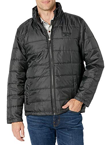 Reebok Men's Soft Woven Jacket, Grey HTHR/Charcoal, XL