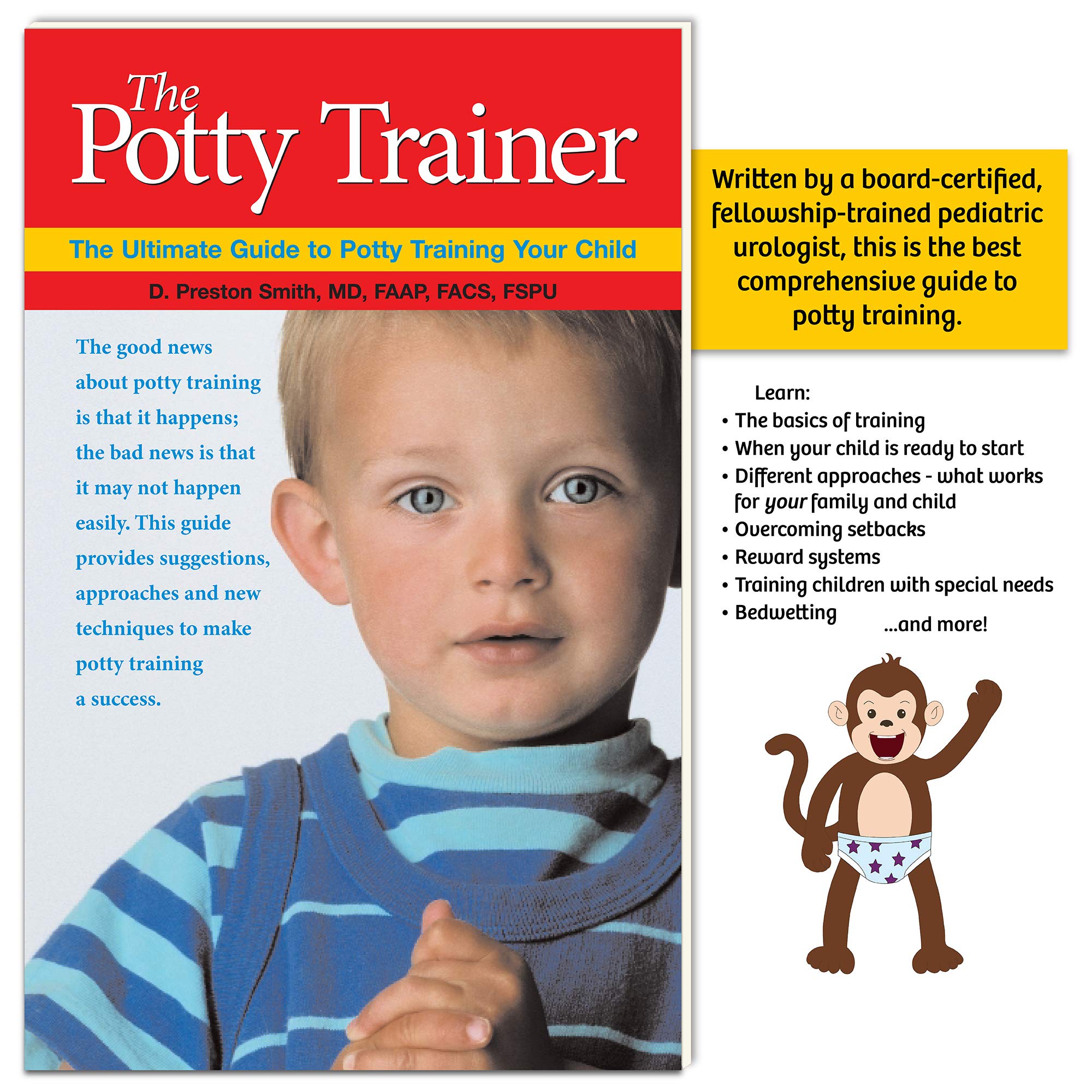 Potty Monkey Watch with The Potty Trainer Book