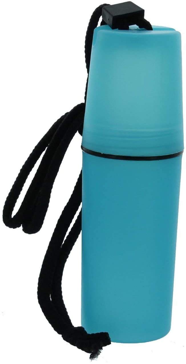 Readi USA Lt Blue Waterproof Dry Tote-Beach, Boat & Pool, Spills & Splashes - Money, Id, Key's N More – Plastic with Adjustable Neck Lanyard
