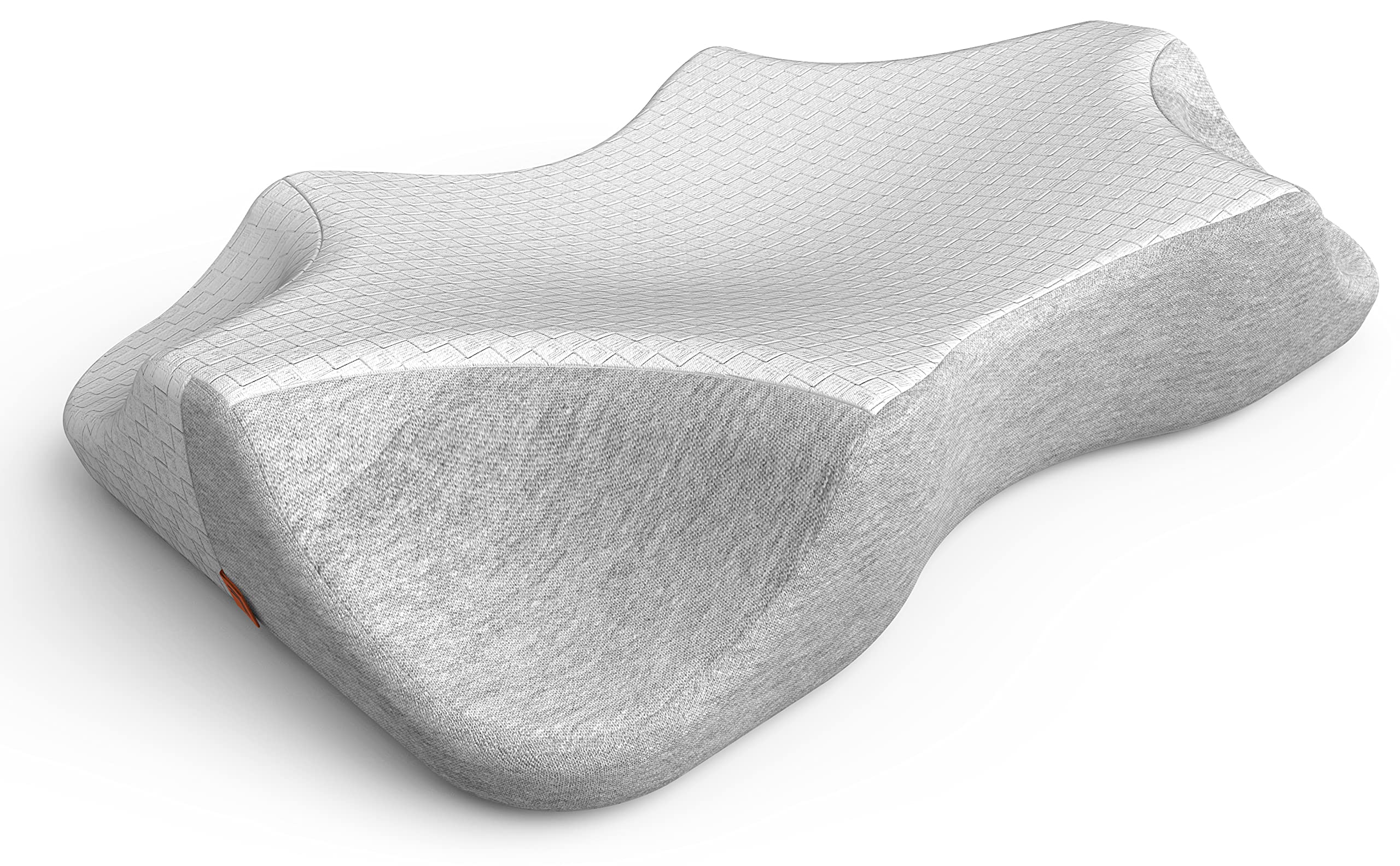 Sharper Image Responsive Memory Foam Tomorrow’s Pillow – Expressly Designed for Side Sleepers - Ergonomically Contoured for Neck & Shoulder Support and to Help You Breathe More Easily – Queen