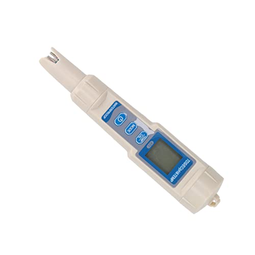 Water Quality Tester, Easy to Carry 4 in 1 Ergonomic Large Screen PH Meter for Aquaculture Lab