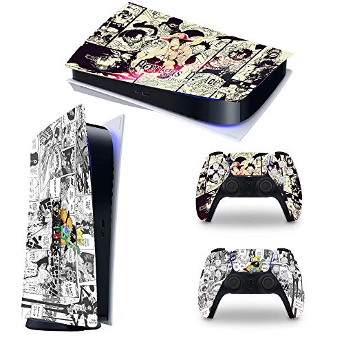 Sea Treasure of King Pirate PS5 Standard Edition Console and Controller 5 Controller Skin Set - PlayStation 5 Vinyl