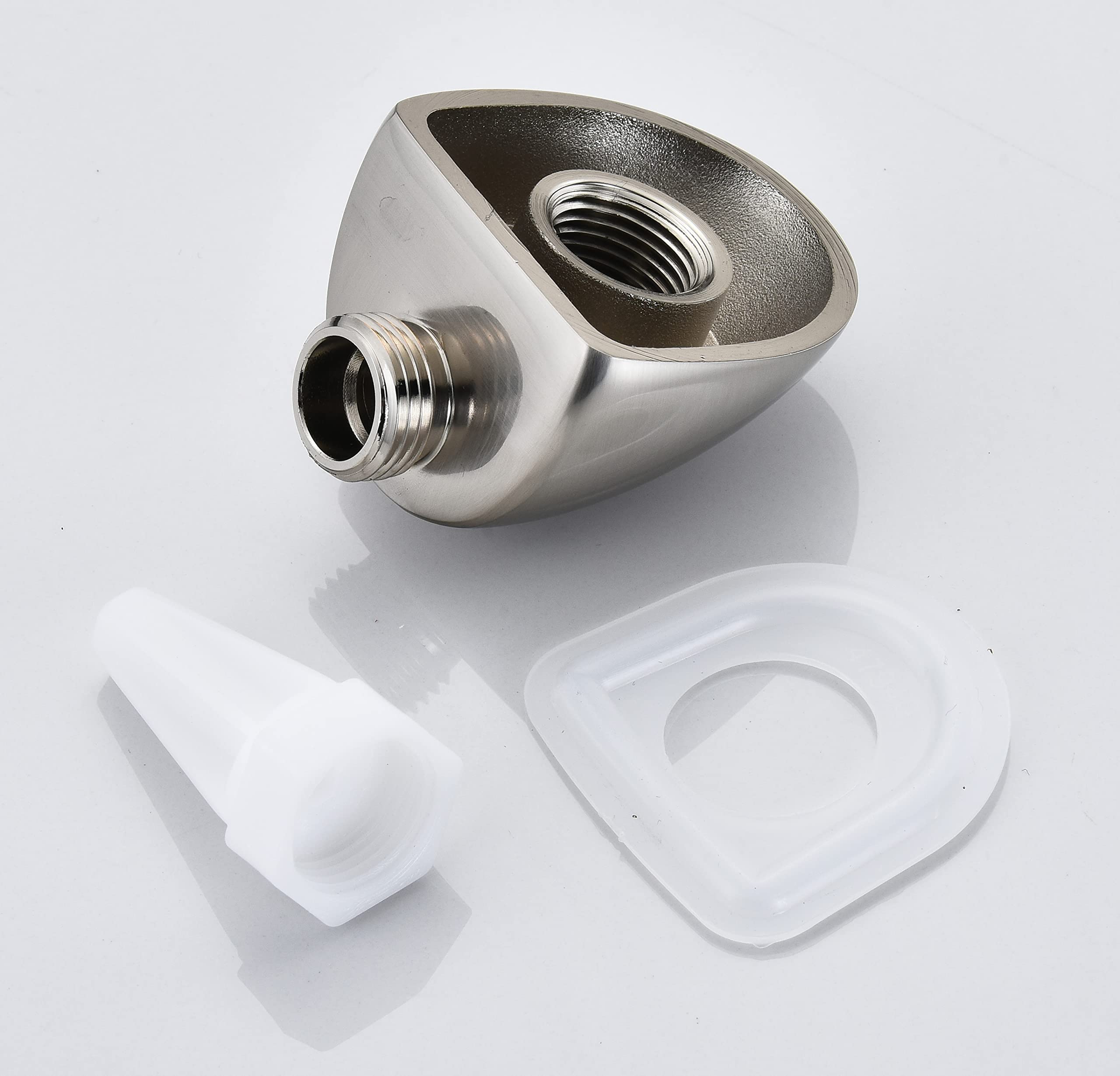 Wall-Mount Supply Wall Elbow for Hand Held Shower, Brilliance Stainless