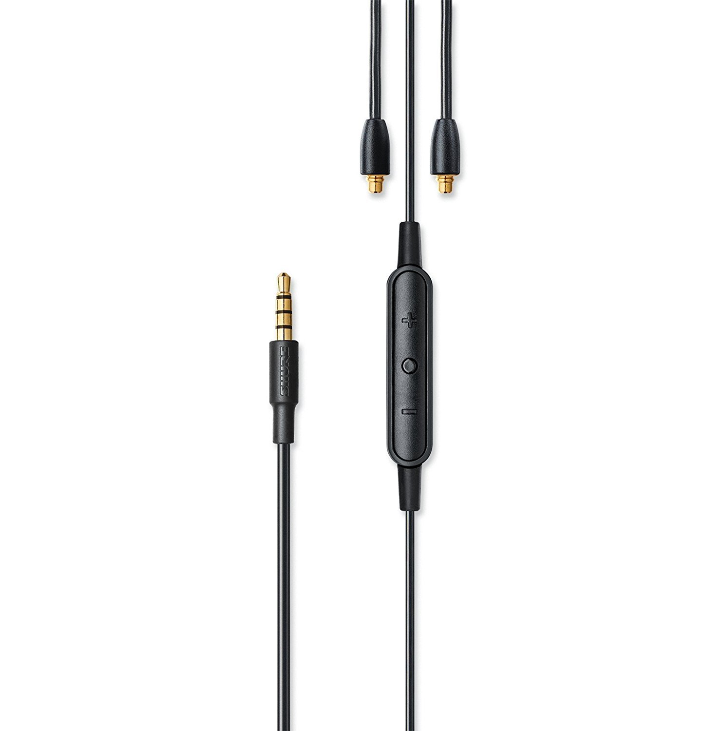 Shure Aonic 215 In Ear Wireless Headphones, Clear & Shure Universal Communication Cable, Black