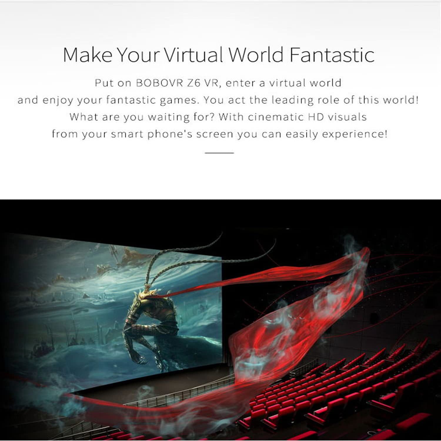 VR Headset Virtual Reality Goggle with Wireless Remote Controller, 3D VR Glasses for 3D Movies Video Play Games, VR Set for IOS Android Phone for iPhone 13 12 11 Pro Mini X R S Max Samsung Galaxy