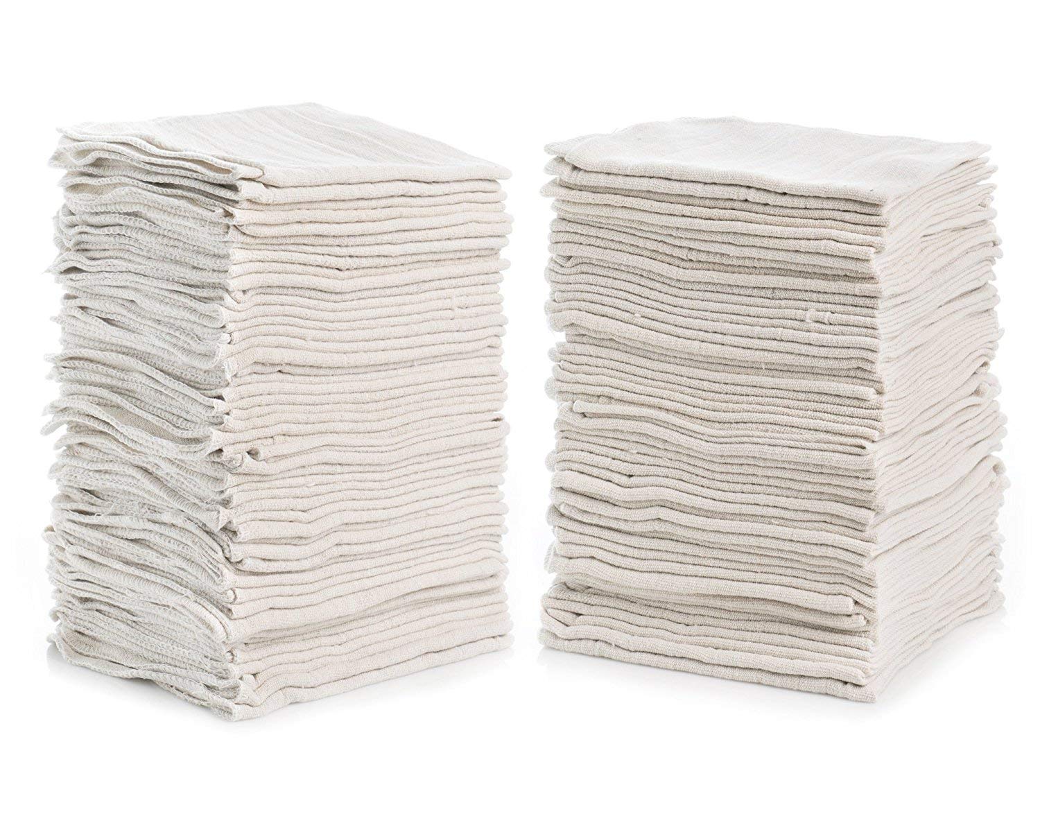 SIMPLI-MAGIC Shop Towels Pack of 300, Red and White