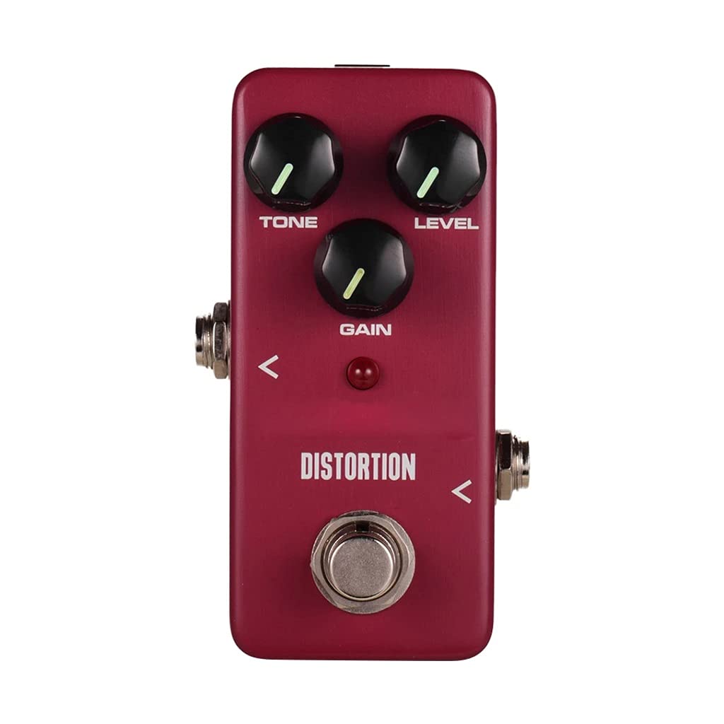 SHYPT Mini Classic Distortion Guitar Effect Pedal Full Metal Shell with True Bypass Guitar Pedal for Guitar Accessories Parts