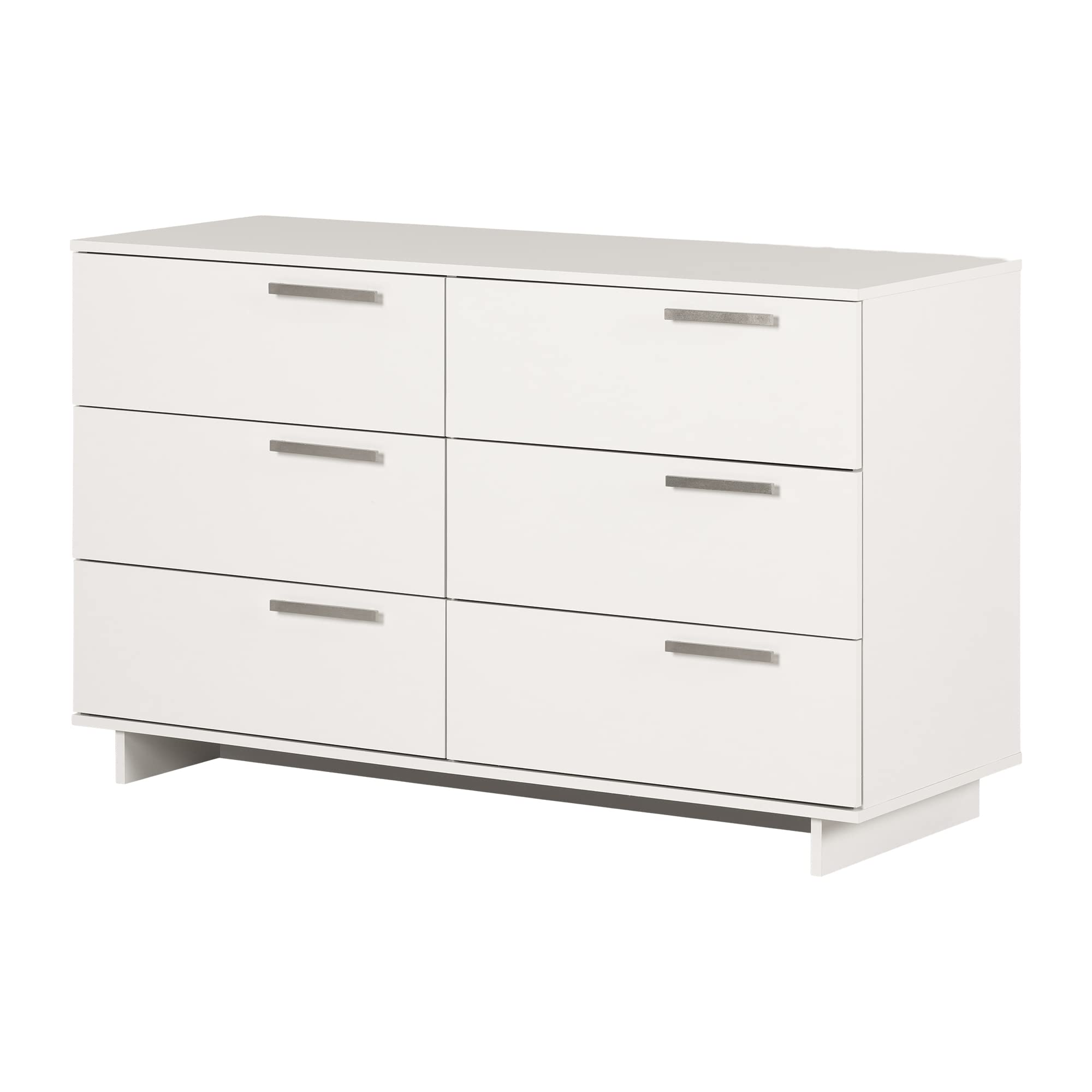 South Shore Cavalleri 6-Drawer Double Dresser, Pure White