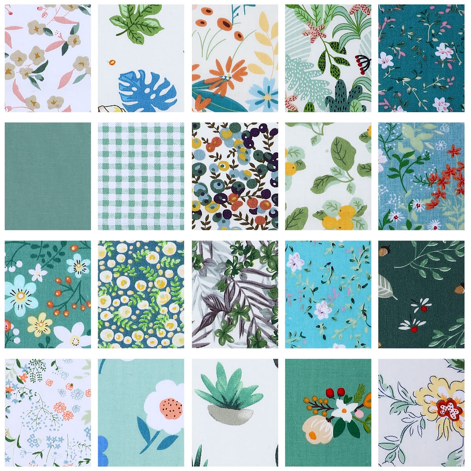 Moukeren 100 Pcs Floral Jelly Fabric Quilting Strips Colorful Cotton Fabric Patchwork Jelly Fabric Roll up 2.55 Inch Precut Plain Weave Fabric for DIY Craft Sewing(Cartoon)