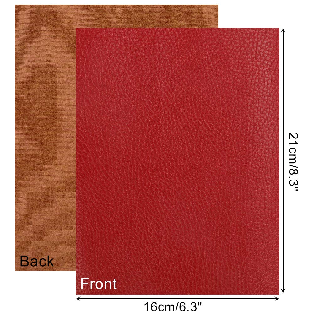 SGHUO 15pcs Faux Leather Sheets