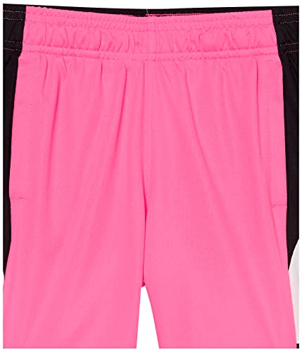 Under Armour Girls' Baseline 6" Basketball Short, (640) Pink Punk / / Pink Punk, Youth Medium