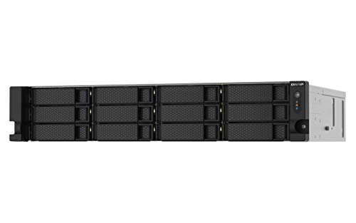 QNAP TS-1253DU-RP 12 Bay Rackmount NAS with Two 2.5GbE Ports, Redundant PSU