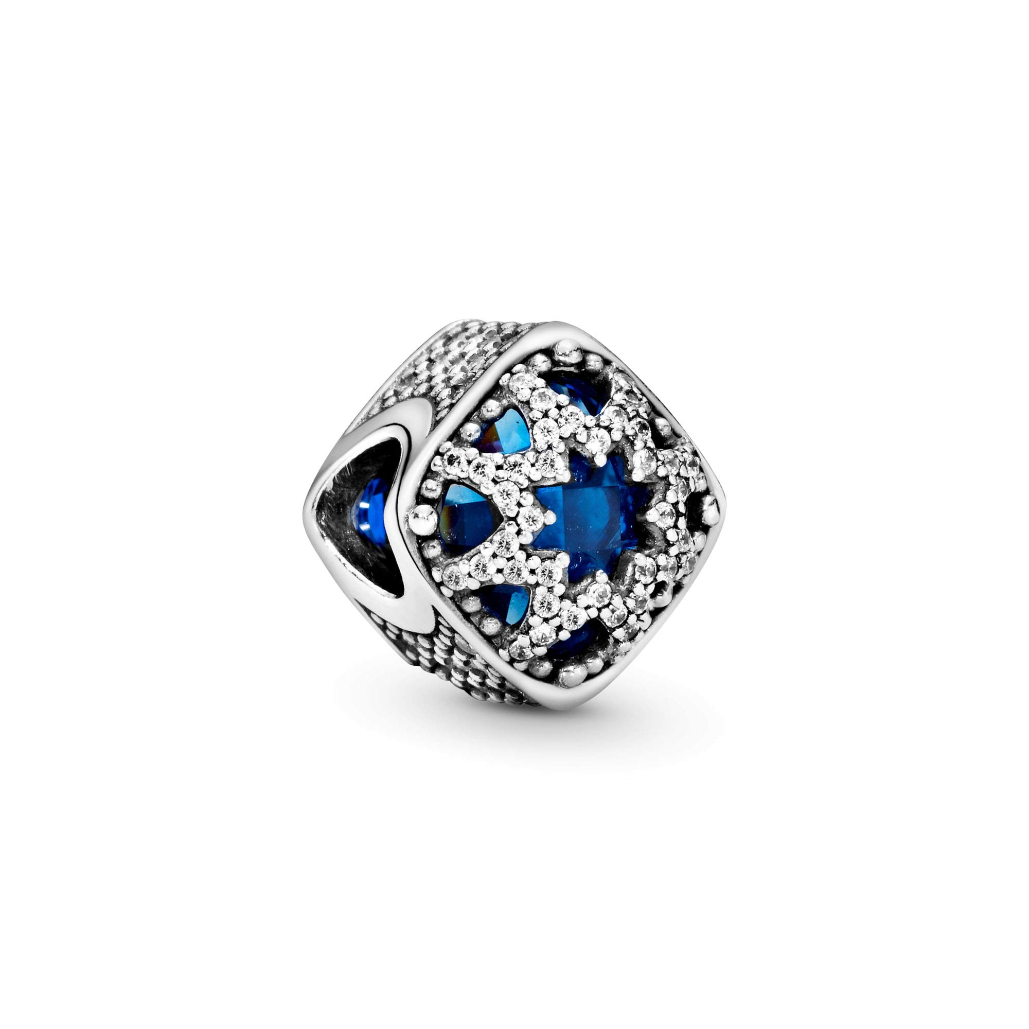 Pandora Jewelry Glacial Beauty Crystal and Cubic Zirconia Charm in Sterling Silver