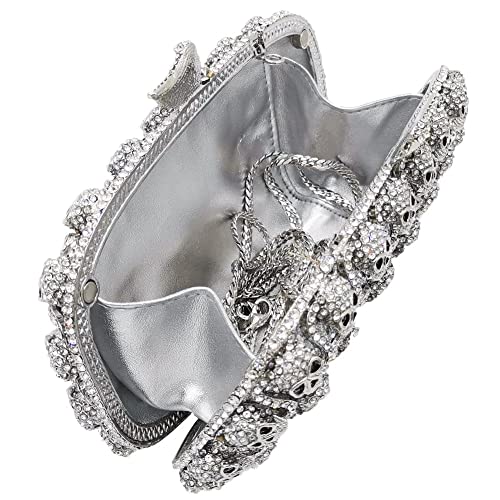 ZHUHW Women Evening Bags Ladies Crystal Handbags and Purses Wedding Gala Dinner Bag (Color : D, Size : 1)