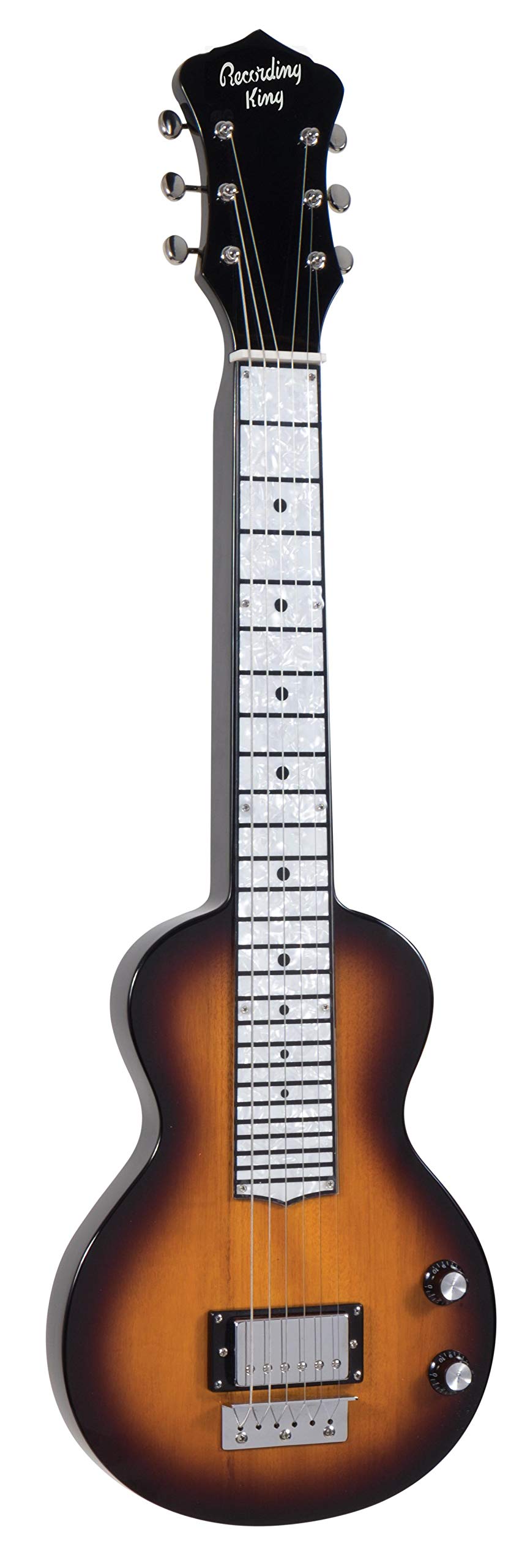 Recording King 6 String Lap Steel Guitar, Right, Sunburst (RG-35-SN)