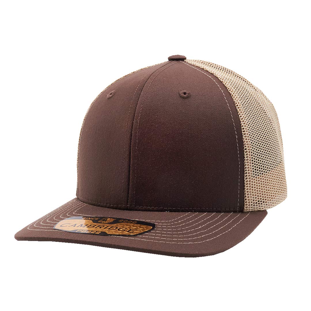 Pit Bull Cambridge PB222 Meshback Trucker Hat Cap Charcoal/Navy